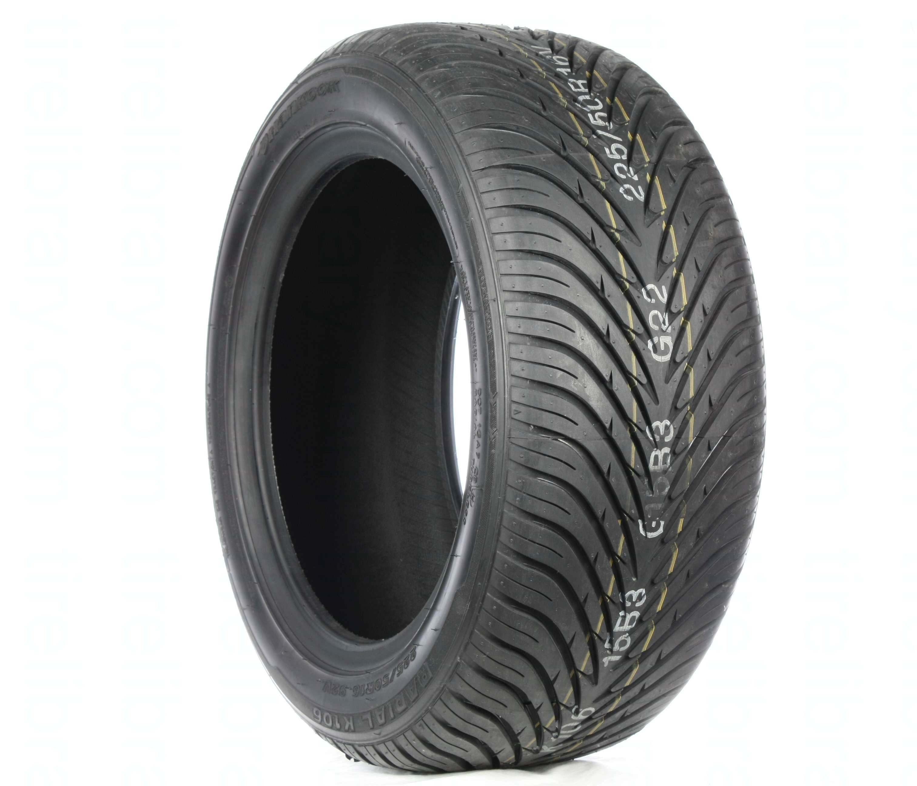 195/50R15 RADIAL K106 - HANKOOK - Tire Library
