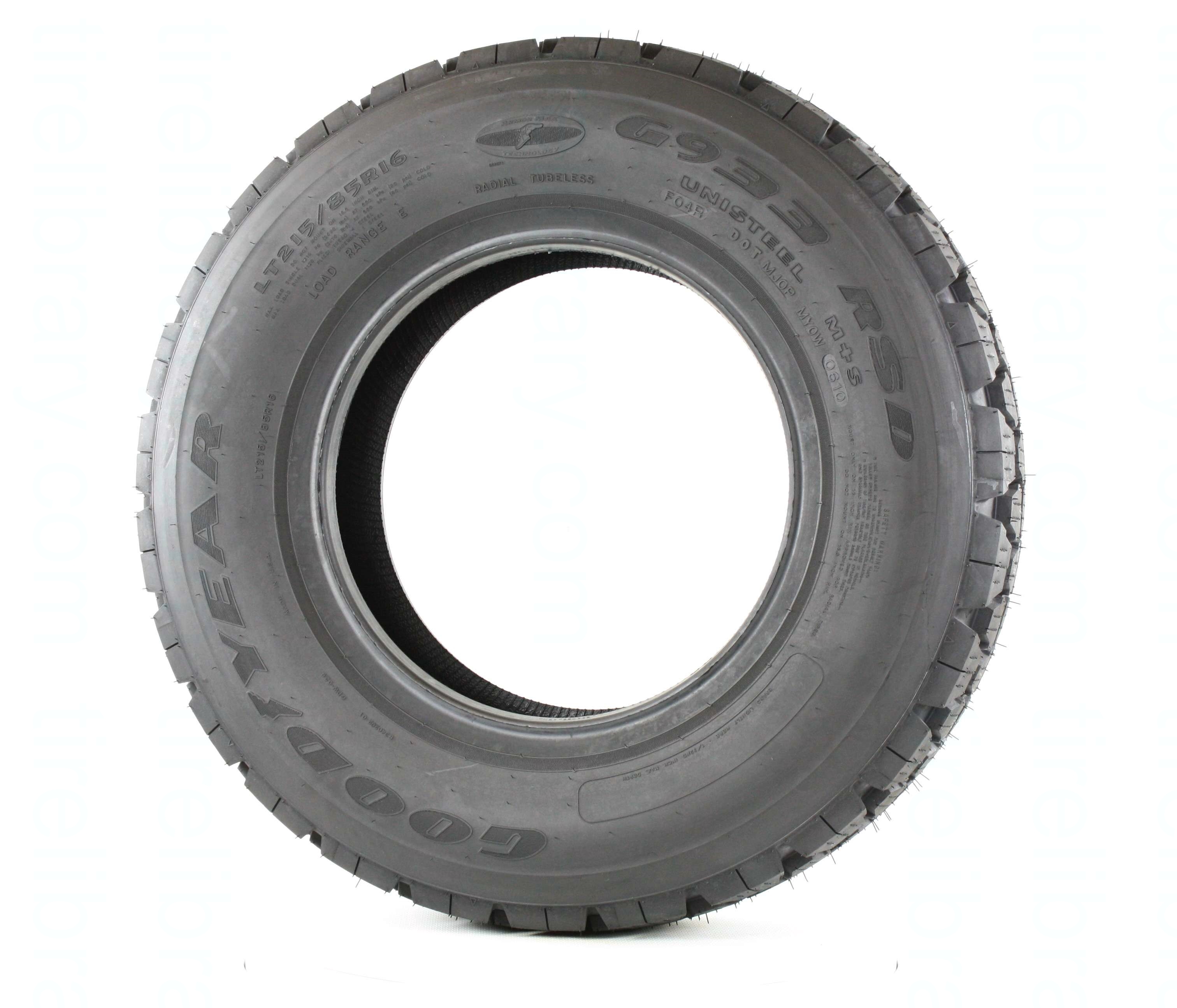 LT245/75R16 E TL G933 RSD ARMOR MAX - GOODYEAR - Tire Library
