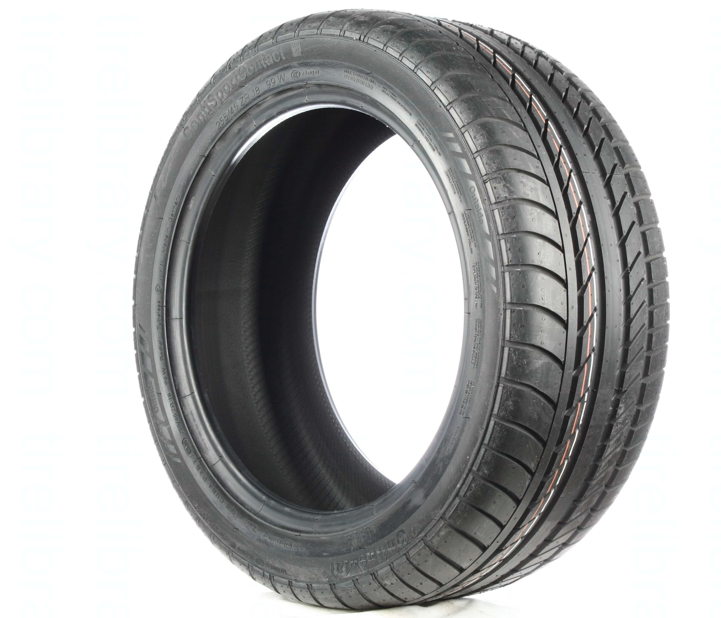 255/35ZR19 CONTISPORTCONTACT - CONTINENTAL - Tire Library