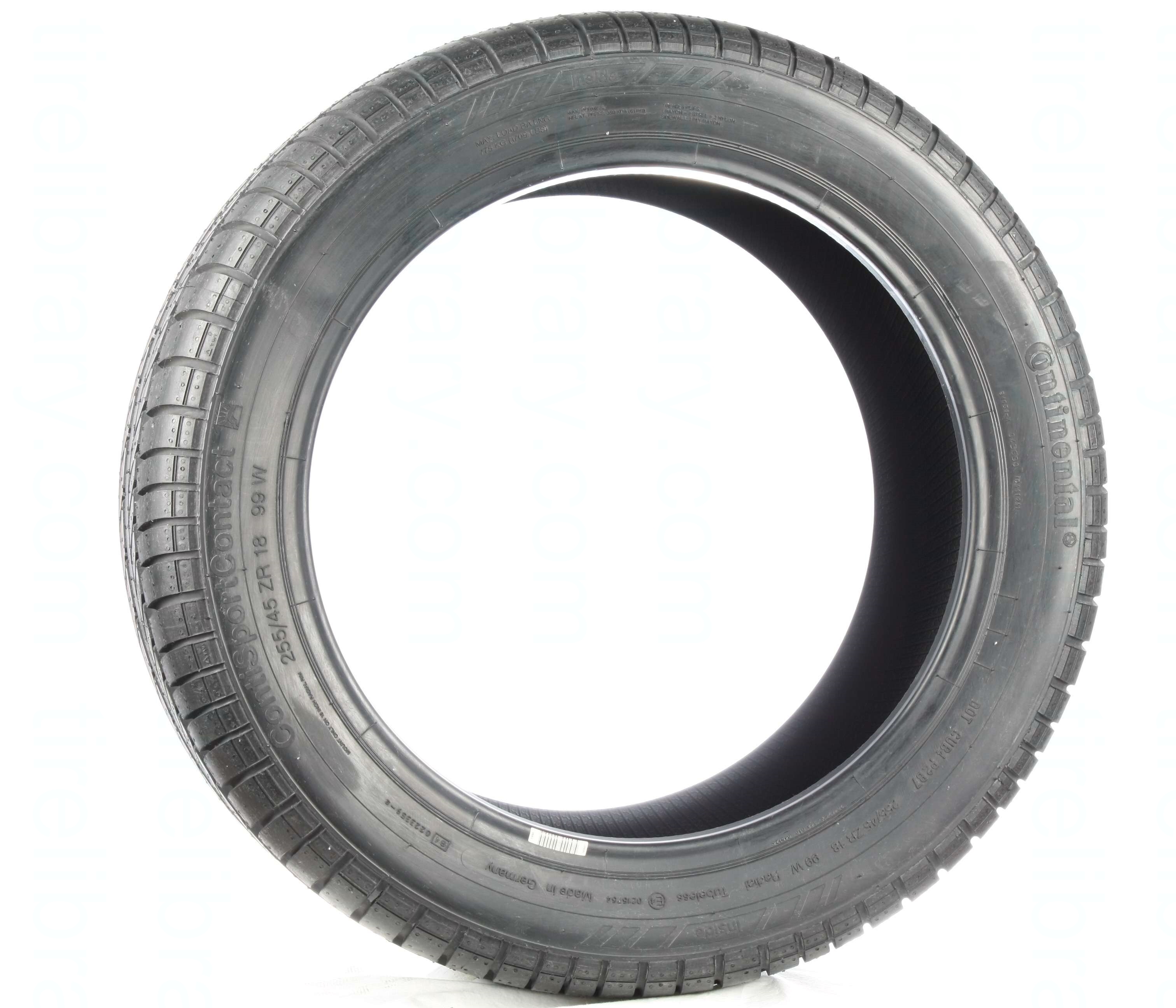 255/45ZR18 CONTISPORTCONTACT - CONTINENTAL - Tire Library